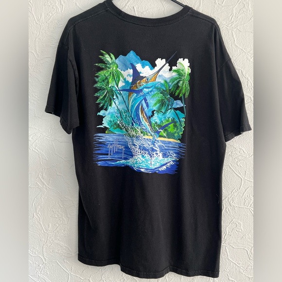 Guy Harvey | Shirts | Mens Guy Harvey Classic Fit Big Fish Print ...